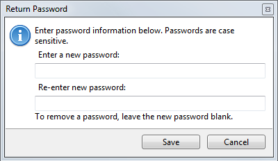 Return Passwords